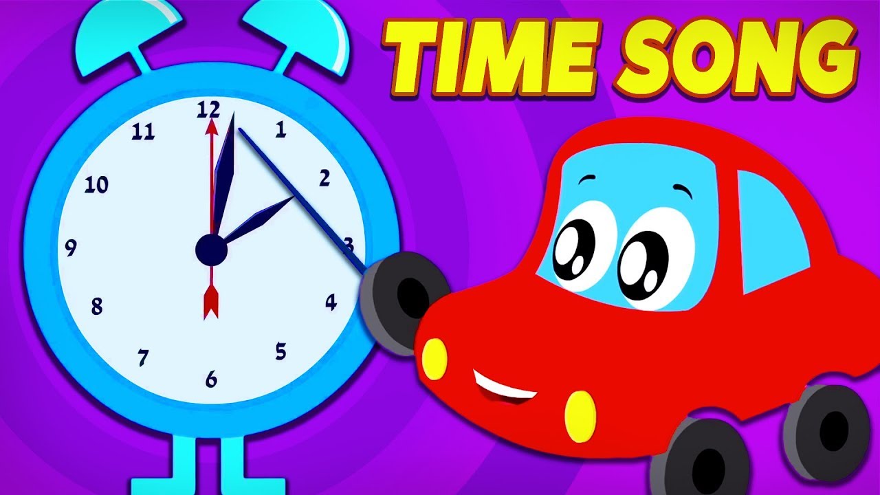 Time Song | Little Red Car | Car Cartoons video for kids - YouTube