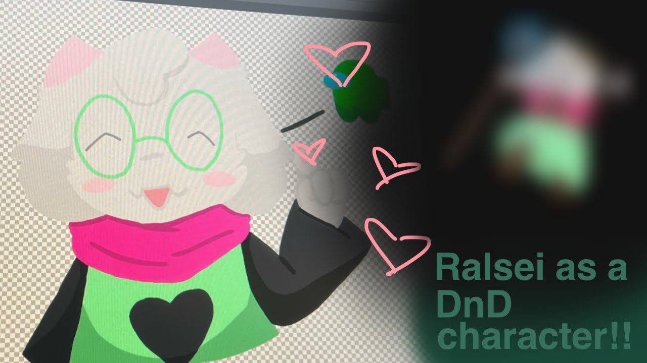 Pt. 2 of drawing 5 Deltarune characters as DnD characters!! - YouTube