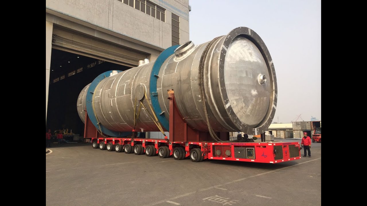 Goldhofer THPSL model SPMT manufactured by TrailerHome - YouTube