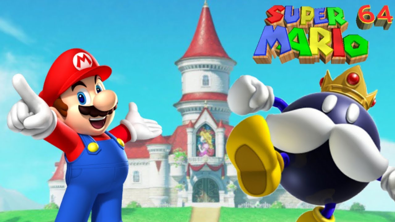 Playing Super Mario 64 HD Remake for the first time [Part 1] - YouTube