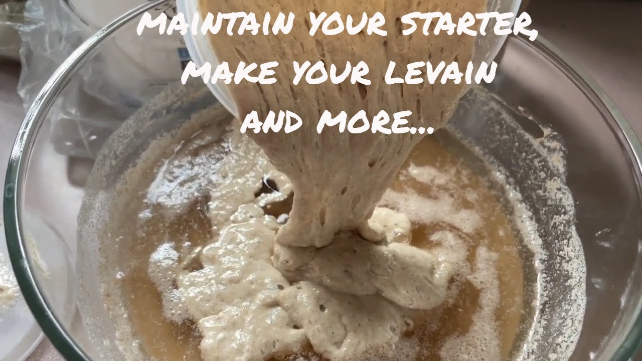 MAINTAINING THE STARTER, MAKING THE LEVAIN AND MORE... - YouTube