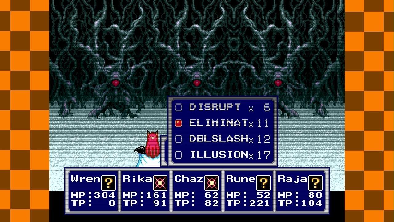 Phantasy Star IV - Carnivorous Tree Boss Fight - YouTube