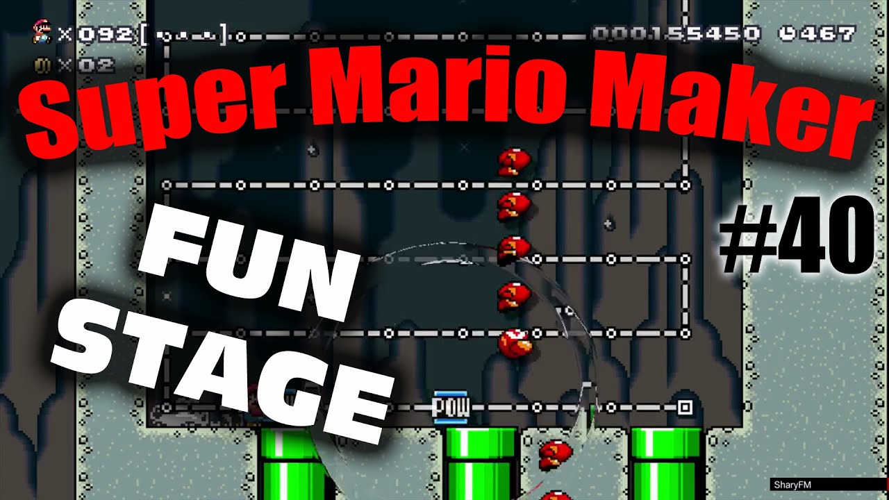 Super Mario Maker - Centipede Stage - YouTube