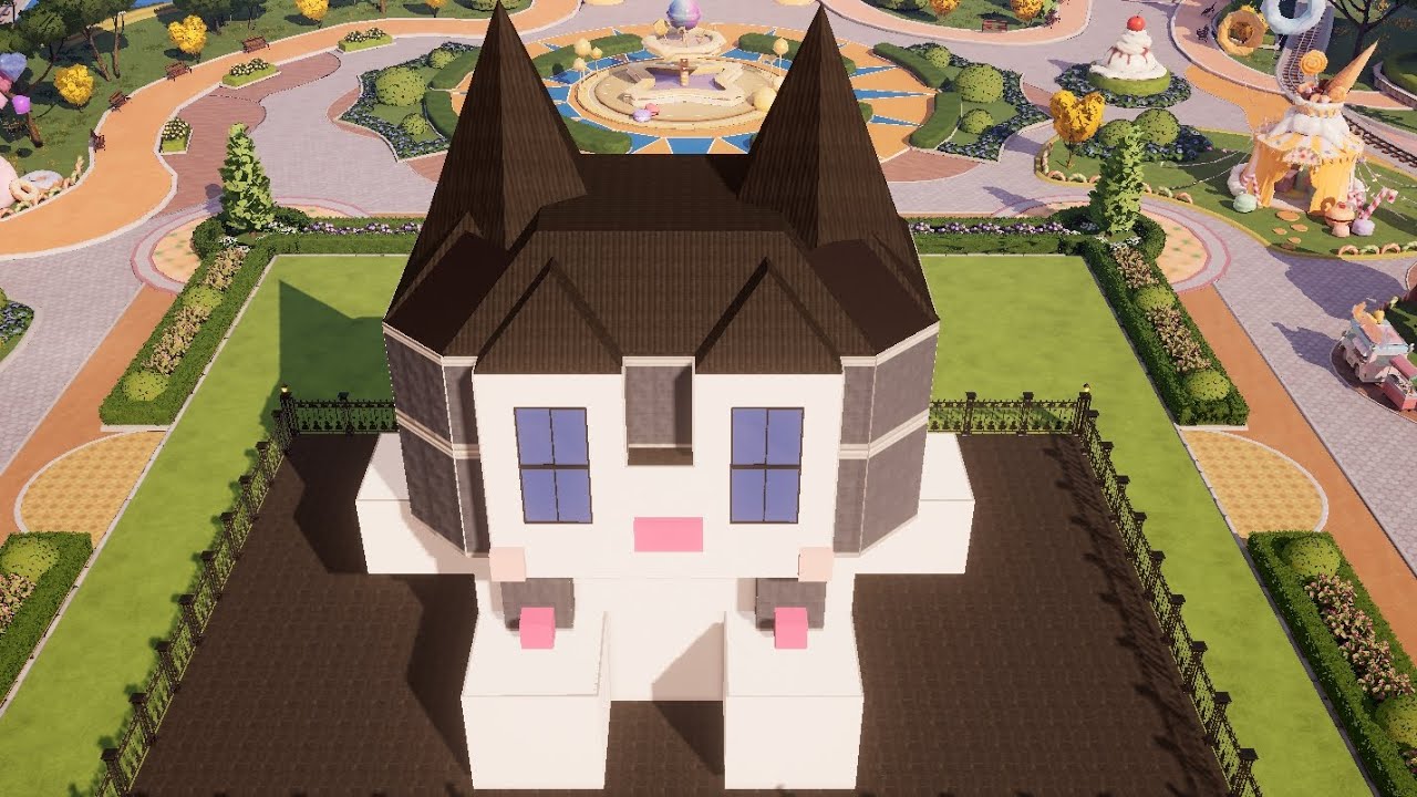 Kuromi house builds in Life Makeover - YouTube