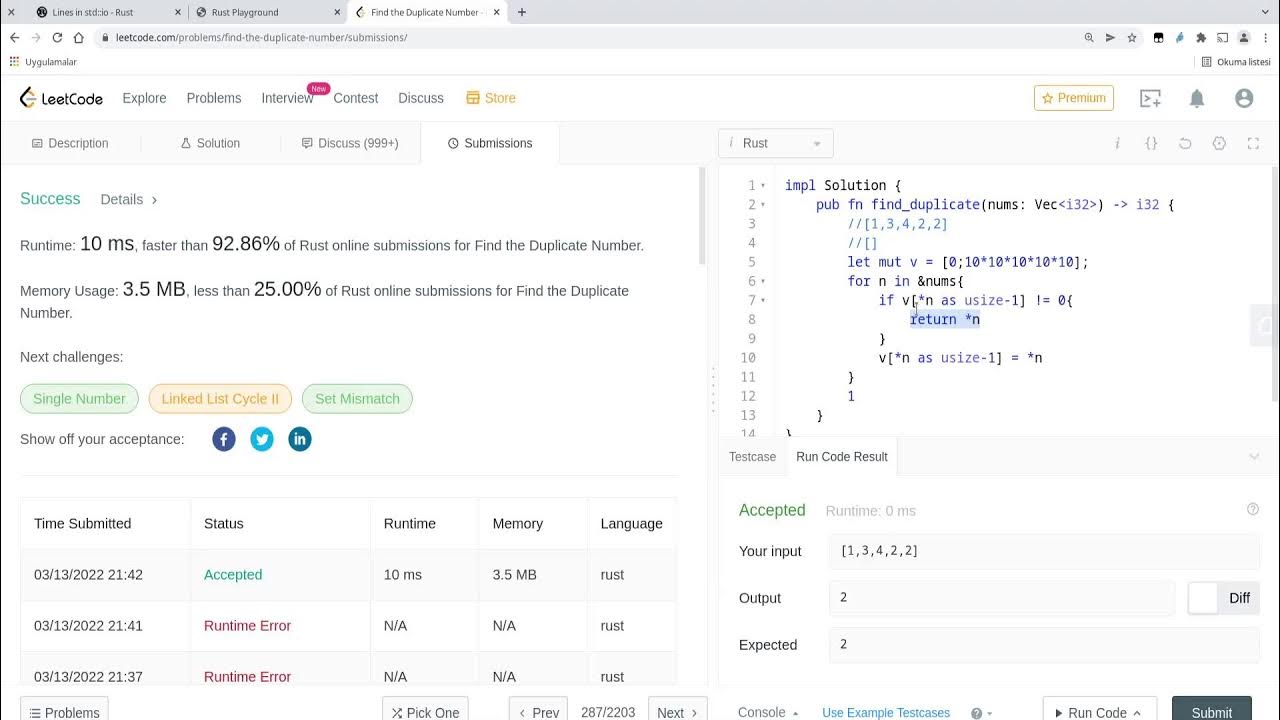 Rust Ile Leetcode Çözüyoruz. - Youtube
