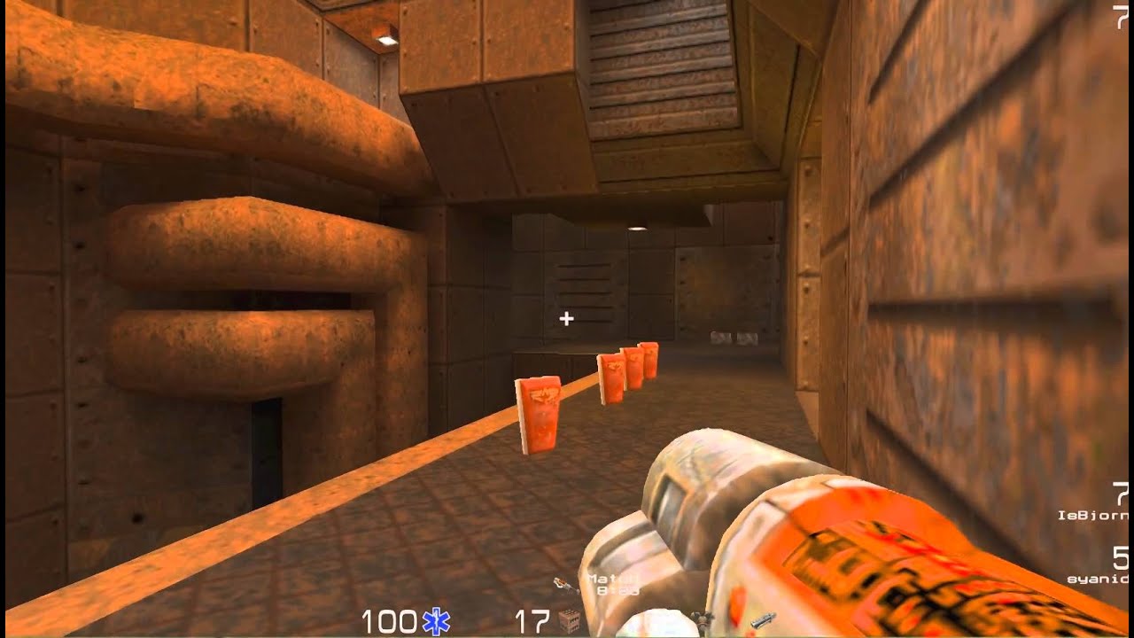 Quake 2 Deathmatch - EDL #12 Regular Season - Syanid vs. IsBjorn - YouTube