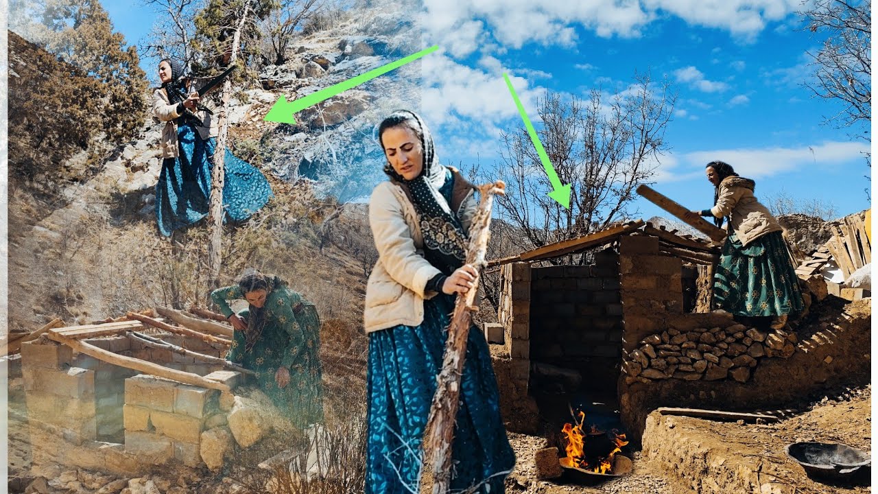 Making dreams: clever design of magic hut roof project / nomadic mother ...