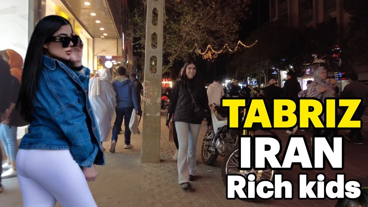 IRAN 2024 | Tabriz City Nightlife In Luxury Neighborhood | This is ...