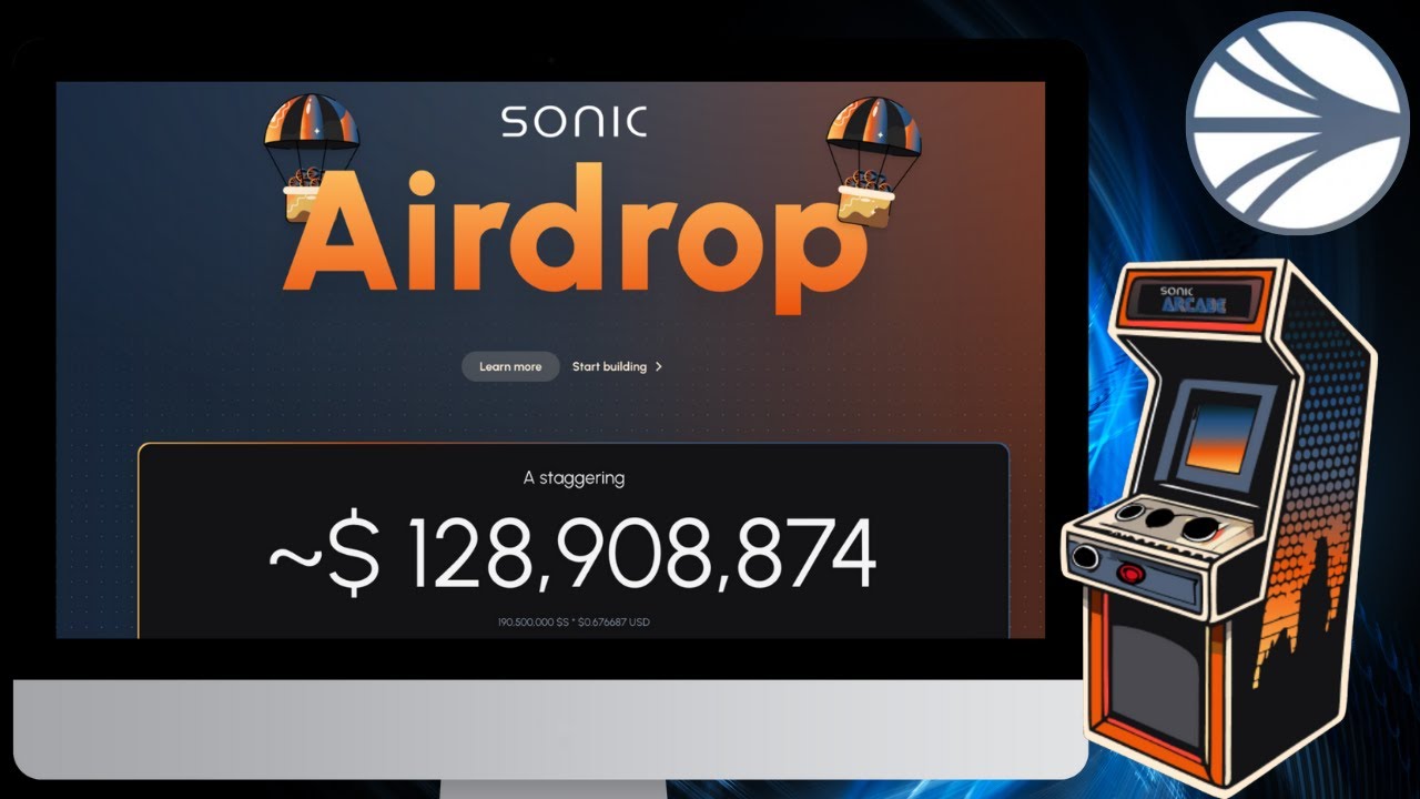 Sonic Airdrop Guide - Part 1: Arcade! [$S] - YouTube