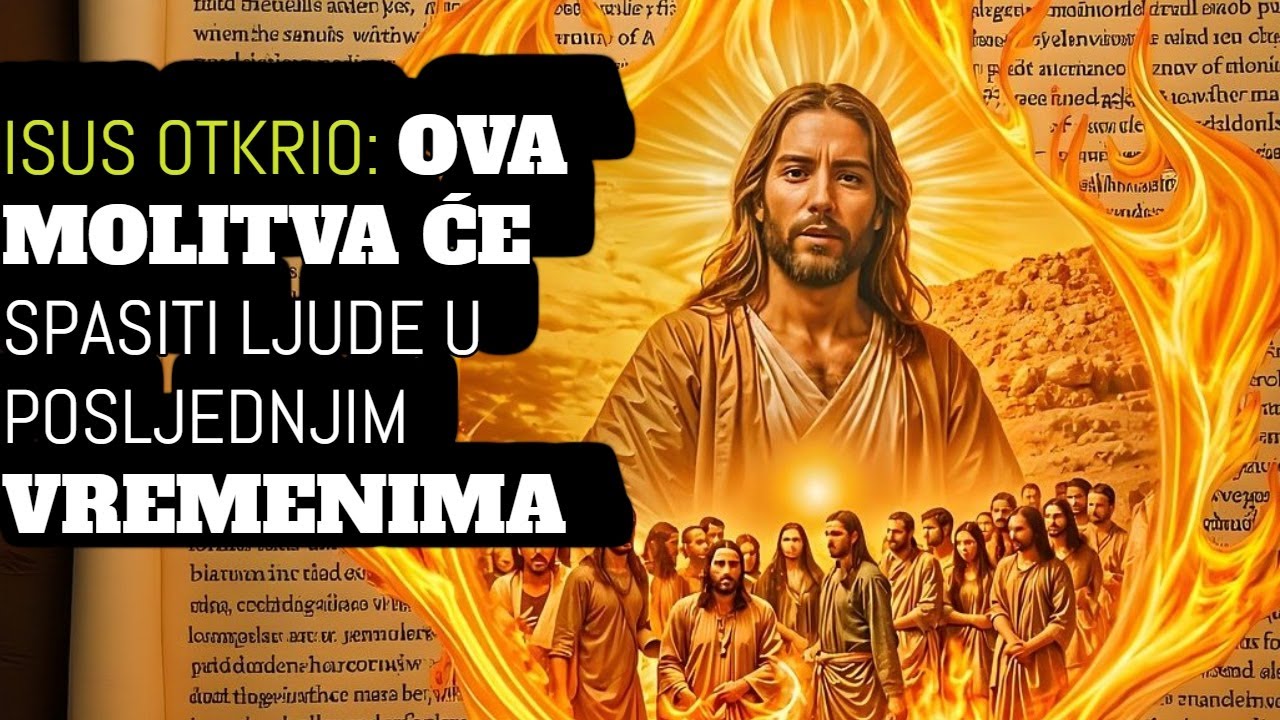 ISUS OTKRIO: OVA MOLITVA ĆE SPASITI LJUDE U POSLJEDNJIM VREMENIMA - YouTube