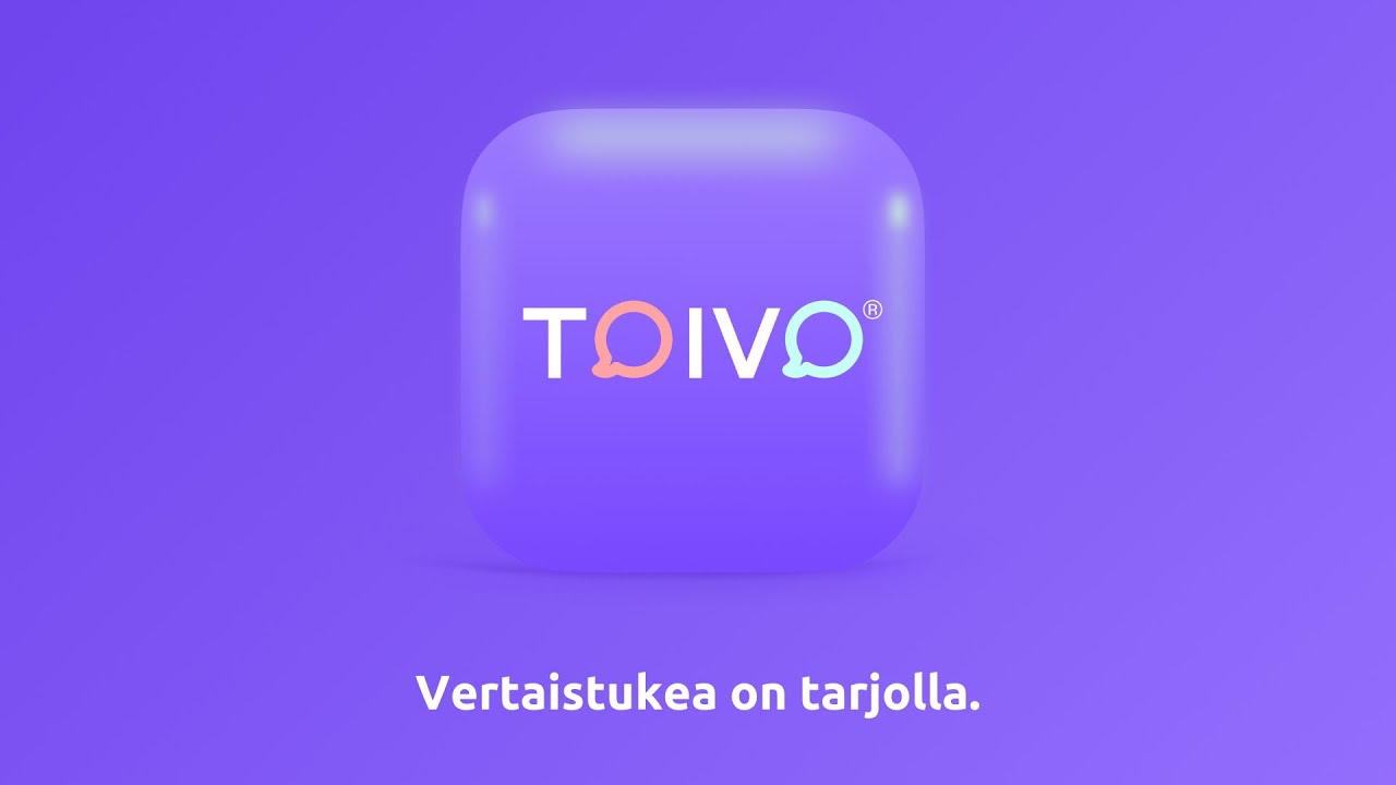 Toivo vertaistukisovellus - YouTube