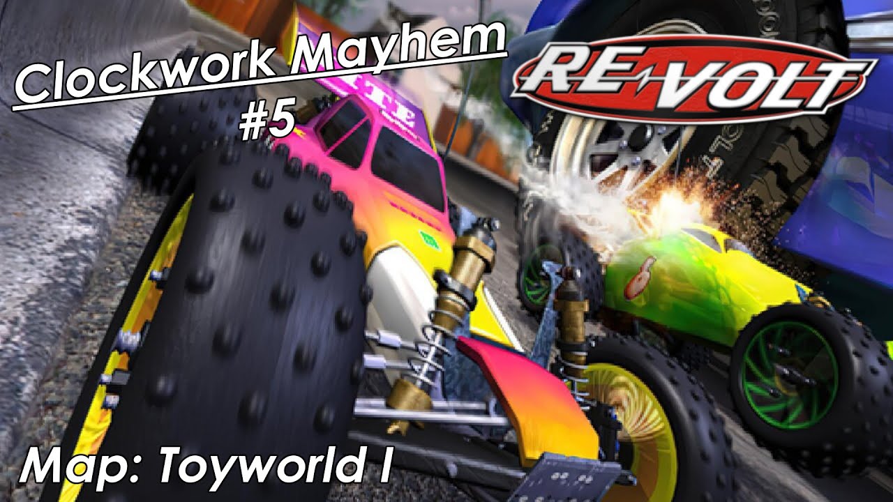 Re-Volt Clockwork Mayhem #5 - Toyworld I - YouTube