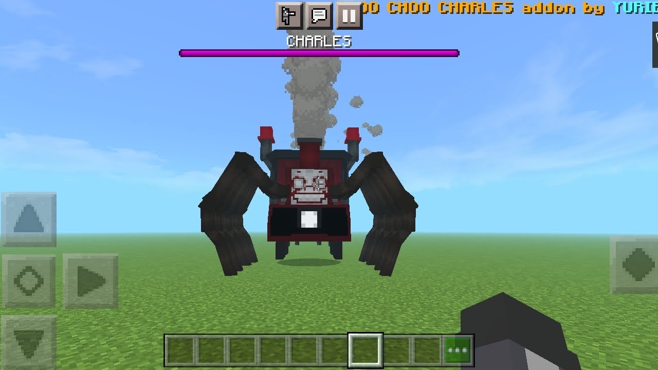 Choo Choo Charles addon v2 in minecraft pe - YouTube