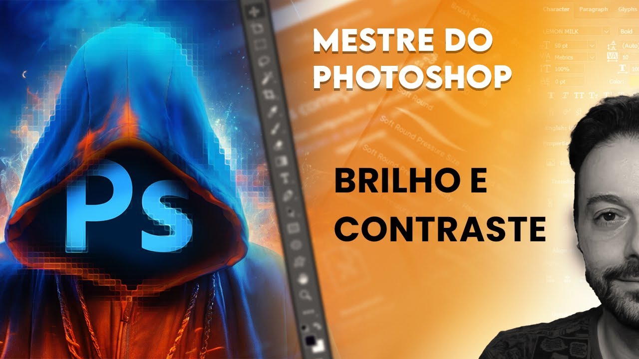 COMO USAR BRILHO E CONTRASTE NO PHOTOSHOP | Tutorial e Curso Mestre do ...