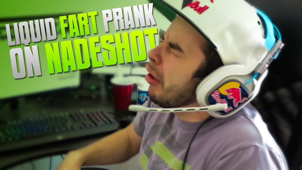 Liquid Fart Prank on Nadeshot - YouTube