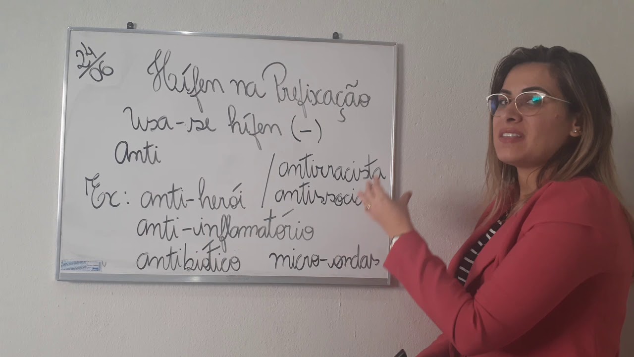 Uso de hífen na prefixação. - YouTube