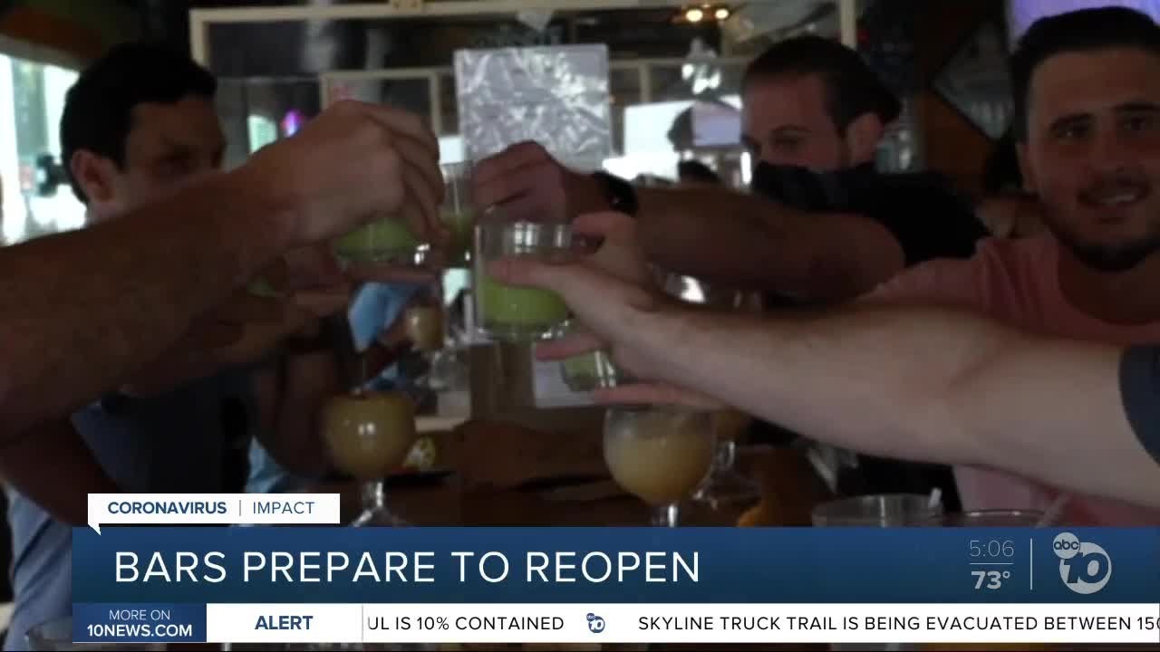 Bars preparing to reopen Friday - YouTube