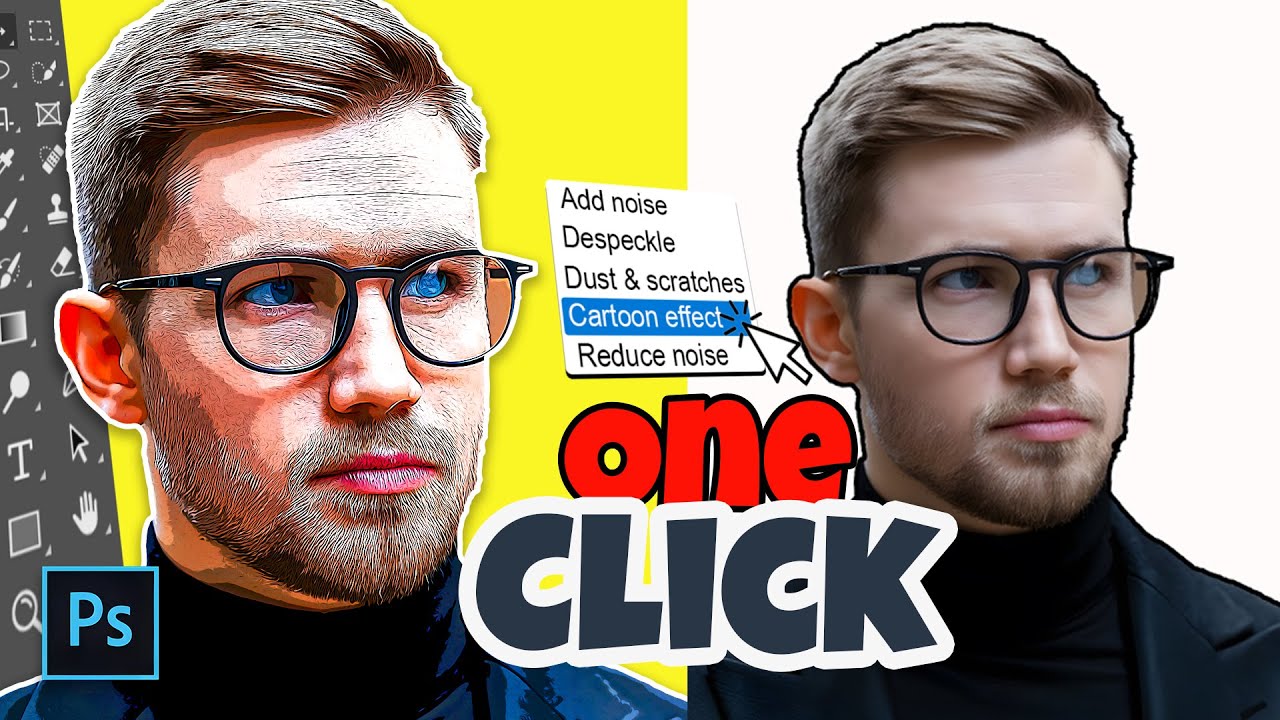 Cartoonize Your Photos with This Photoshop Trick! (FAST & EASY) - YouTube