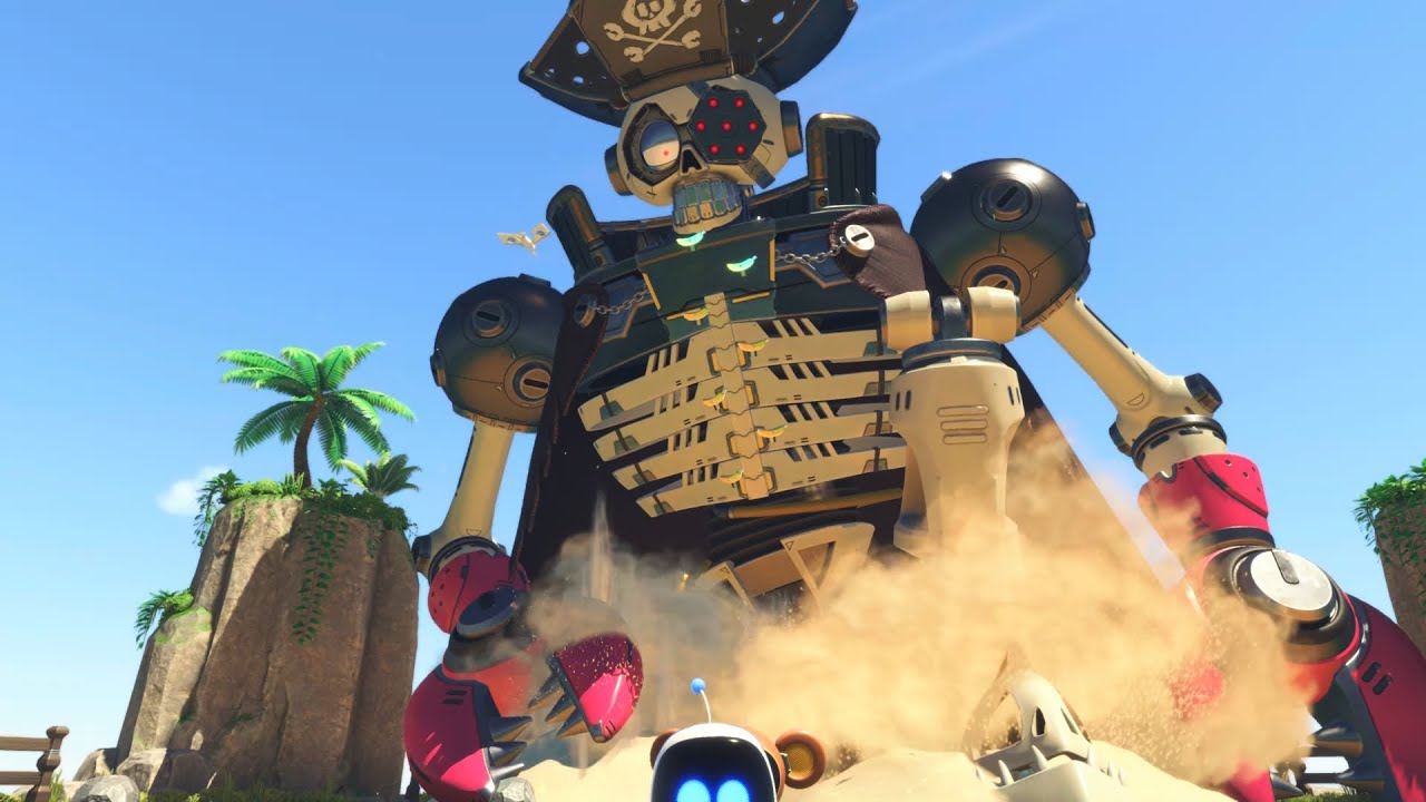 ASTRO BOT - Gameplay BIG BOSS CAPTAIN PINCHER 4K - YouTube