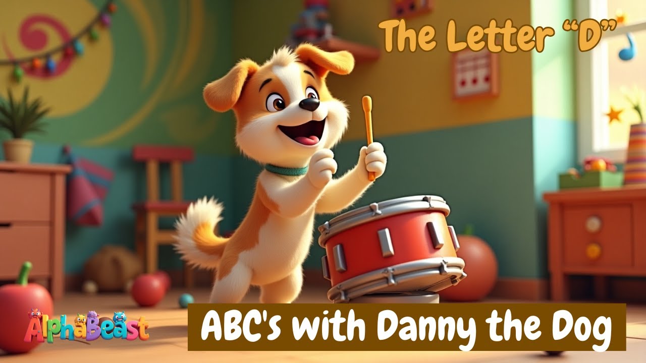 ABC's with Danny the Dog - The Letter D #Earlylearning # ...