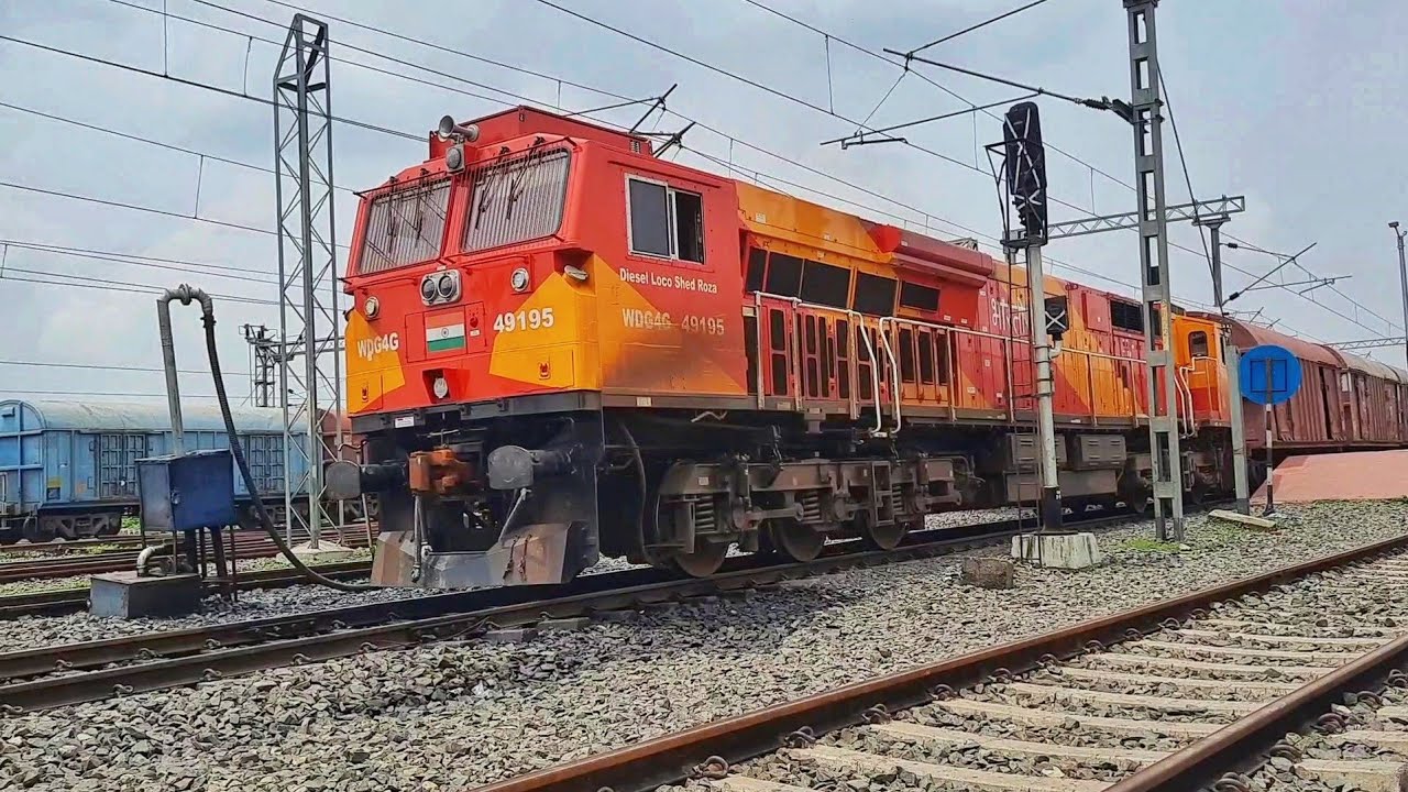 WDG4G Departing Rampurhat Jn with an Empty BCNHL rake | #WDG4G ...
