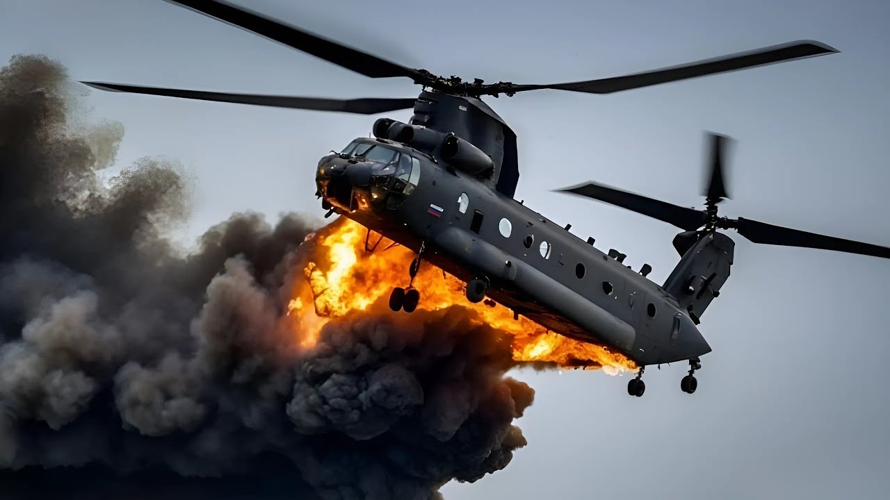 13 Minutes Ago! Russian CH-67 Huron Helicopter Carrying HUNDREDS OF ...