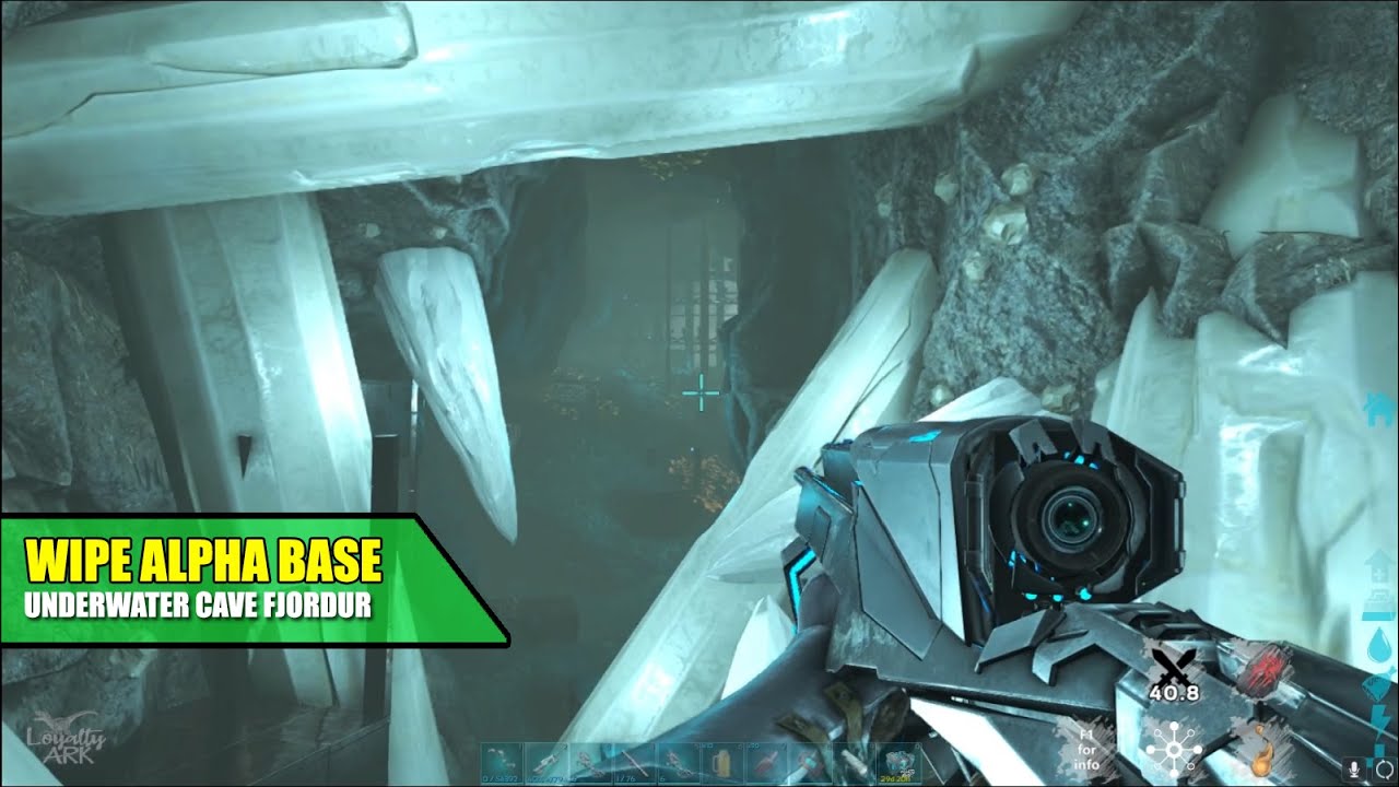 WIPE ALPHA BASE ON FJORDUR || ARK SURVIVAL EVOLVED INDONESIA - YouTube