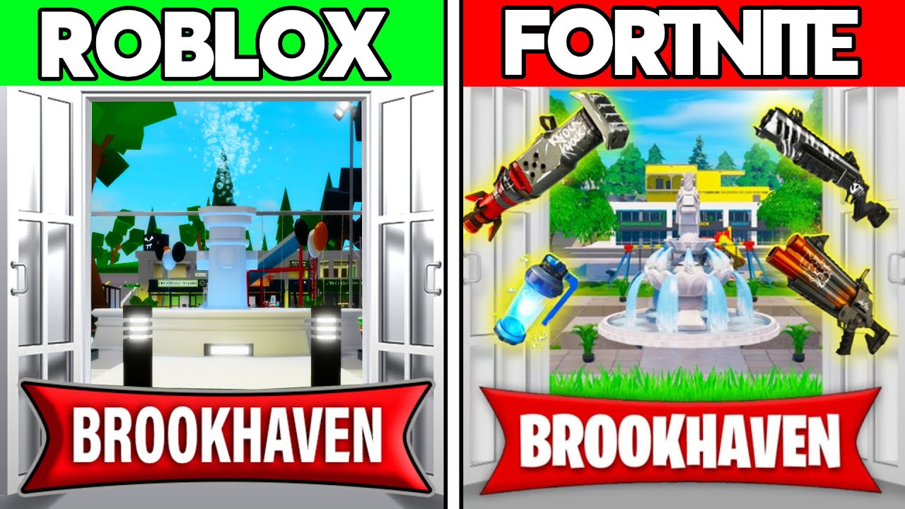 Fortnite ha Copiado a Brookhaven Roblox - YouTube