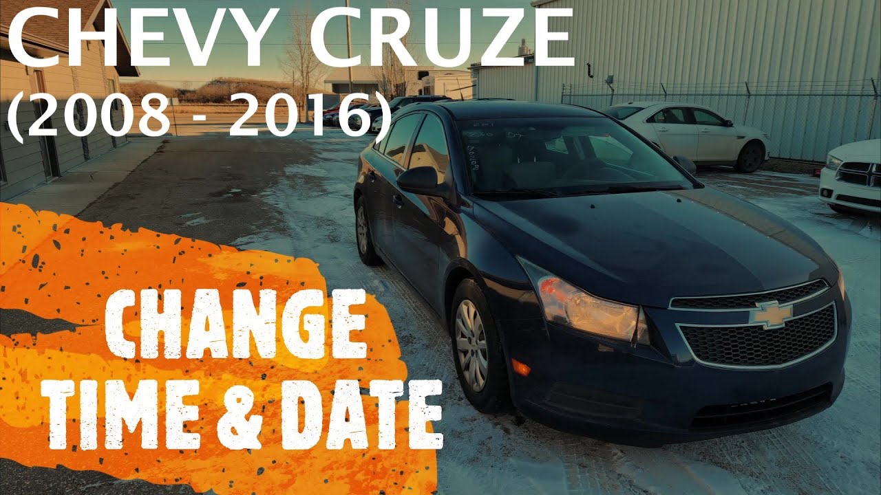 Chevrolet Cruze - HOW TO ADJUST / CHANGE TIME AND DATE (2008 - 2016 ...