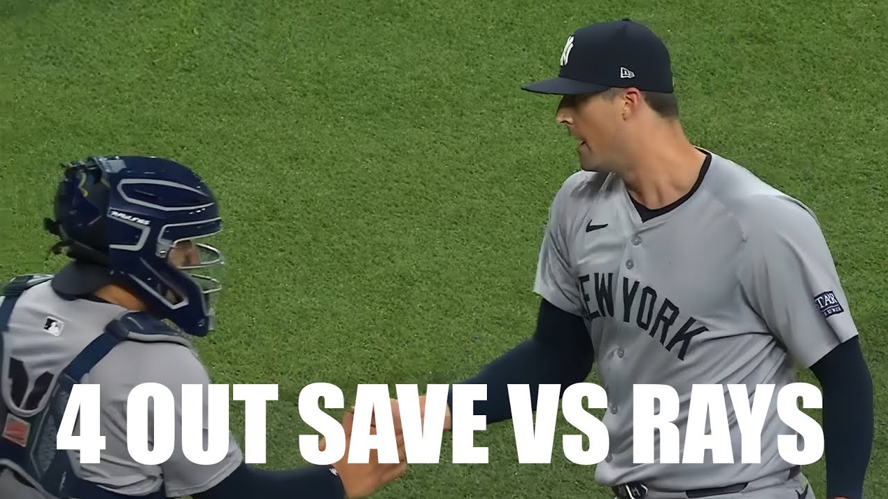 Clay Holmes Gets the 4 Out Save vs Rays!! (full at-bats) - YouTube