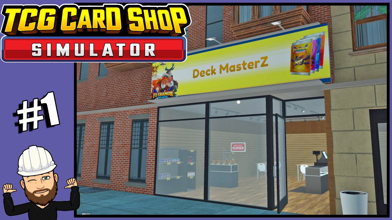 First Look - TCG Card Shop Simulator #1 - Gaming Store - YouTube