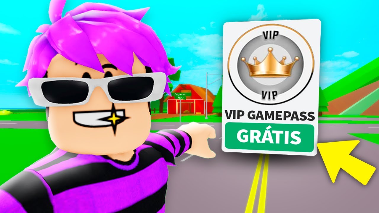 COMO TER VIP DE GRAÇA no BROOKHAVEN! - YouTube