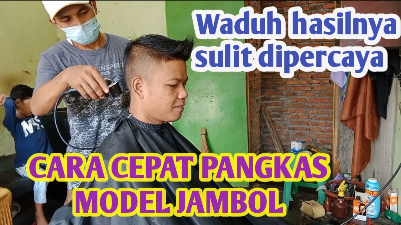 Model rambut Jambol - YouTube