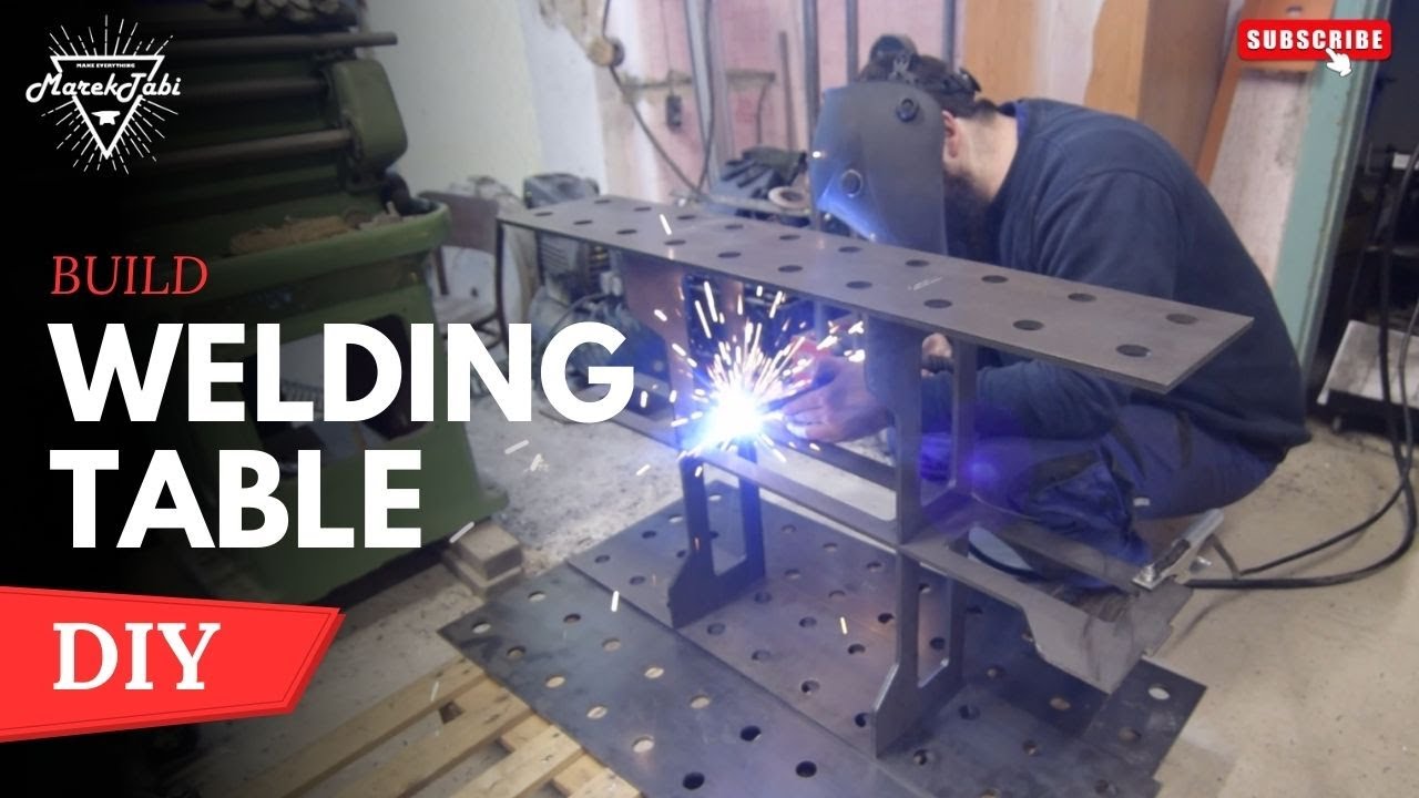 Welding Table Build: From Laser Cuts to Final Touches - YouTube