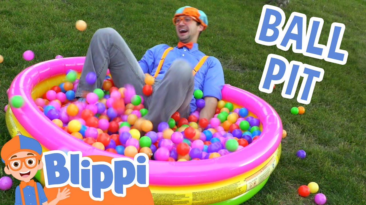 Learn Colors with the Blippi Ball Pit | Fun and Learning With Colors ...
