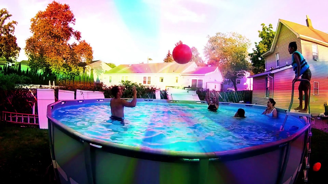 Pool, BBQ & A Hott Day on Father's Day☀️😎 - YouTube