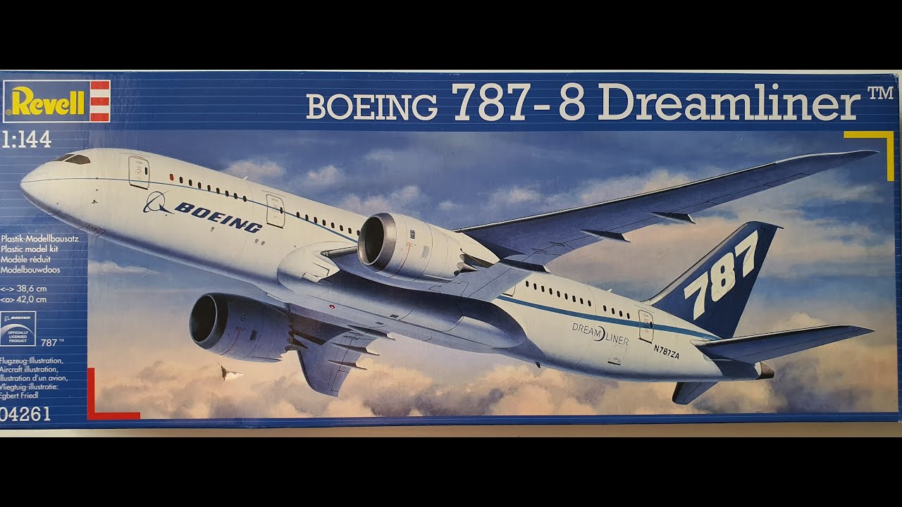 BOEING 787-8 DREAMLINER ASSEMBLY !!! REVELL kit 04261 - YouTube