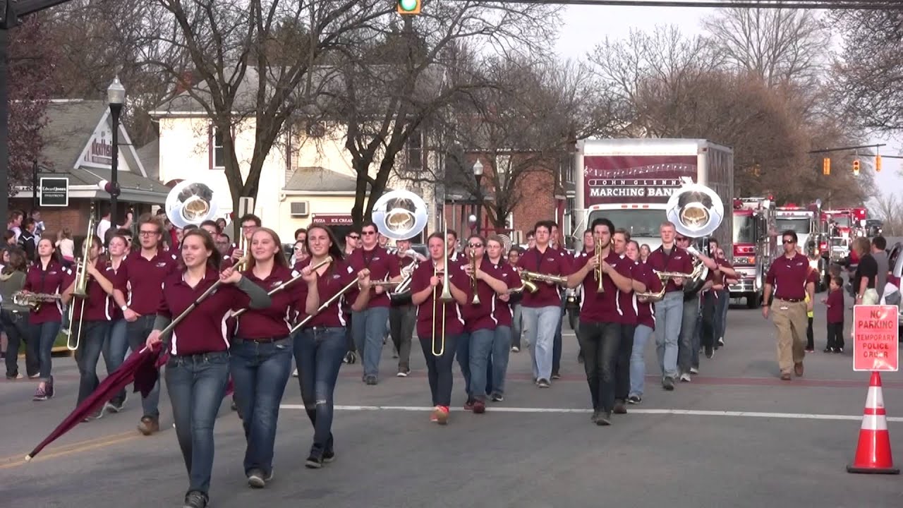 John Glenn Muskies State Championship Parade - YouTube