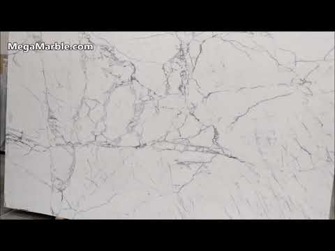 Statuario Polished Marble Slab