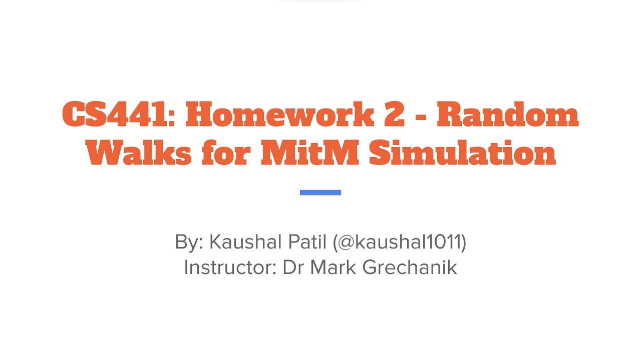 CS441: Homework 2 - Man in the Middle Attack Simulator for Large Graphs ...