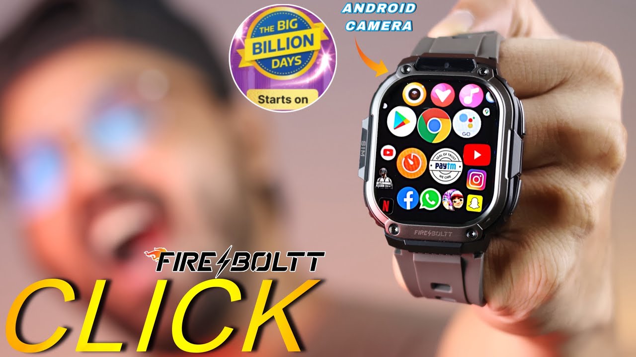 Fire Boltt Click Android Smartwatch - Unboxing & Review ft Flipkart Big ...