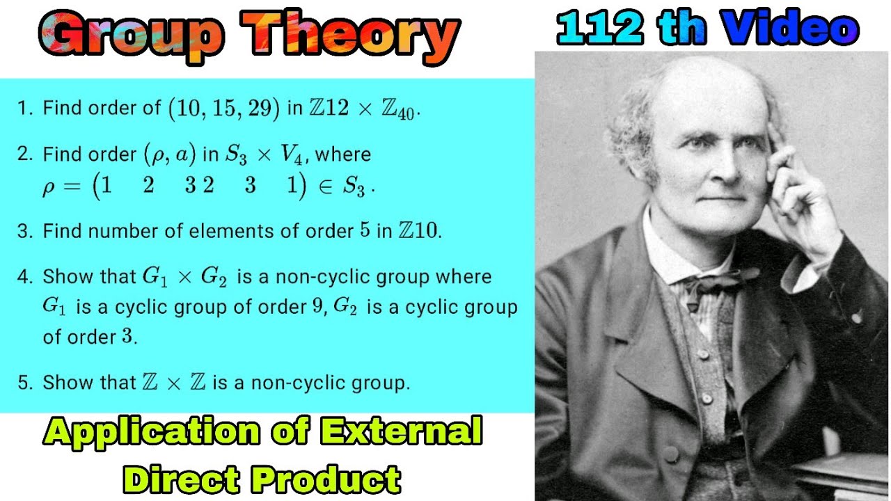 Application of External Direct Product | #directproduct #grouptheory # ...