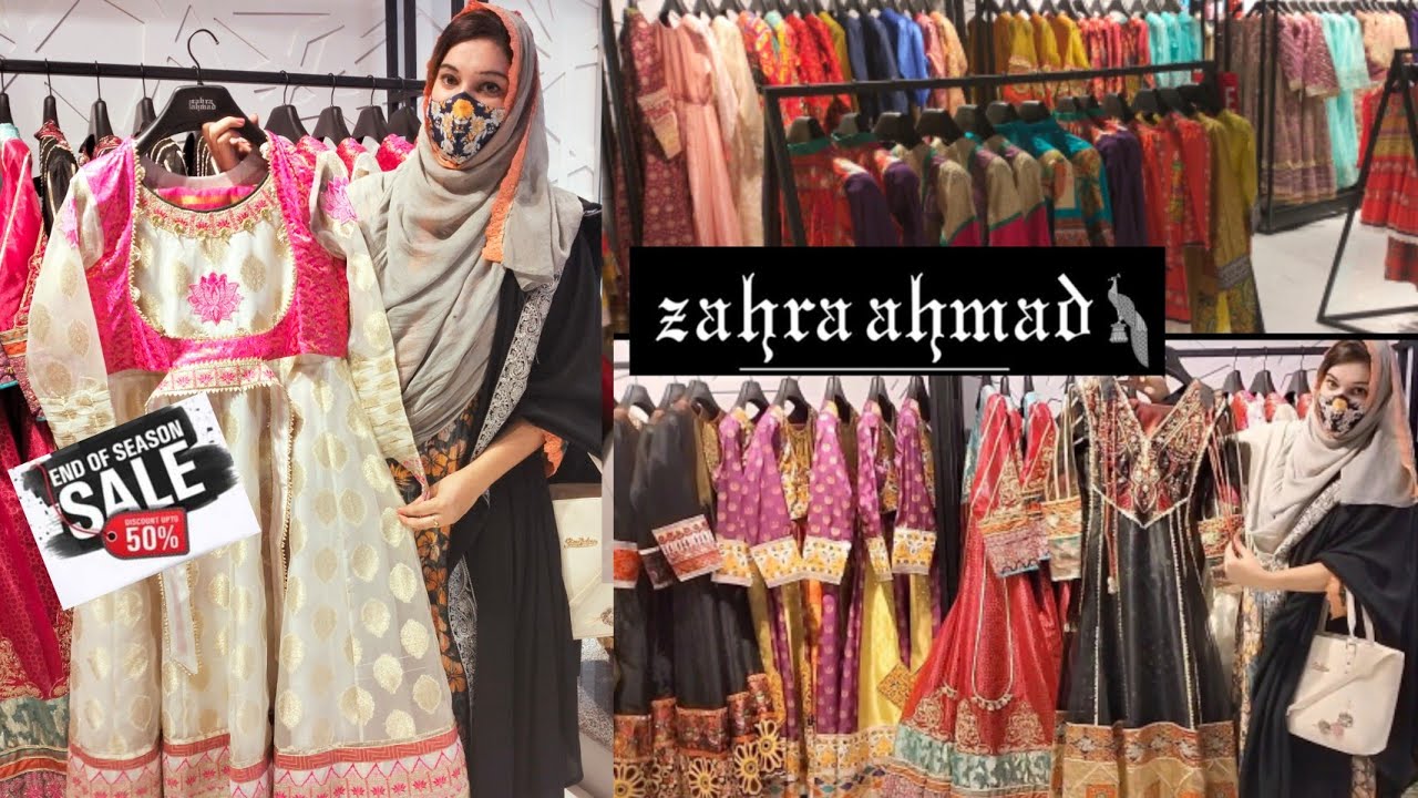 Zahra Ahmad flat 50%off sale || Zahra Ahmad Exclusive designer ...