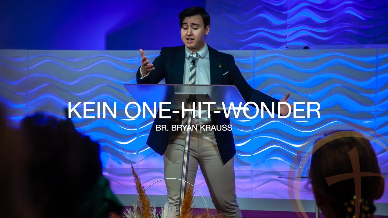 Kein One-Hit-Wonder || Br. Bryan Krauss - YouTube