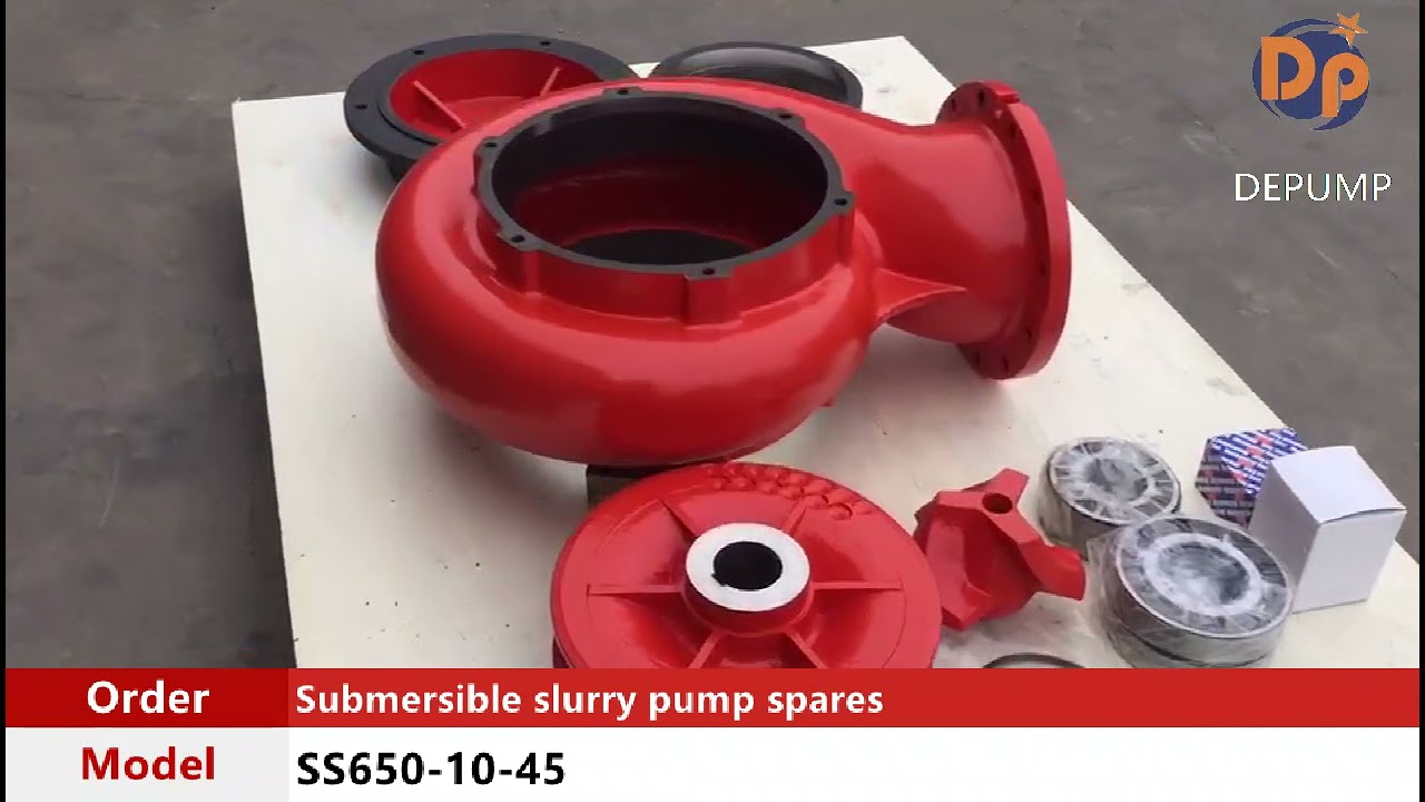 Submersible Slurry Pump Spares -- DePump China - YouTube