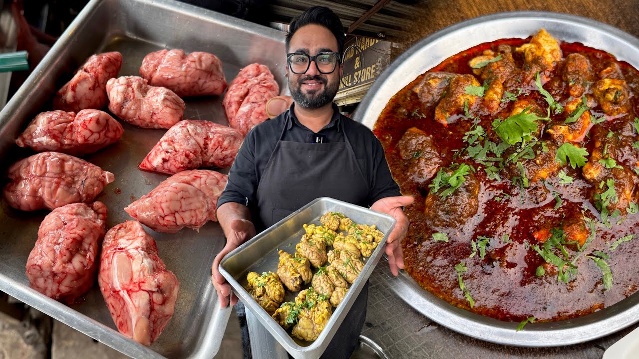 Right way to Clean Goat Brain (Magaj) And Goat Brain Masala Recipe ...