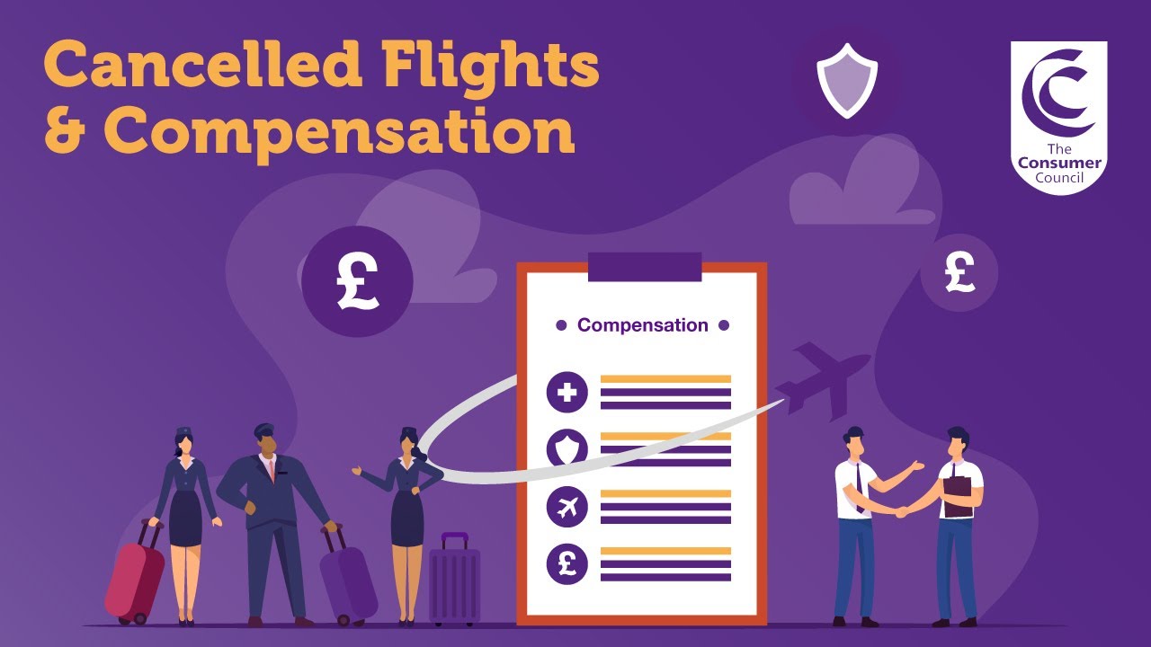 Compensation for cancelled flights Your rights explained 🛫 - YouTube
