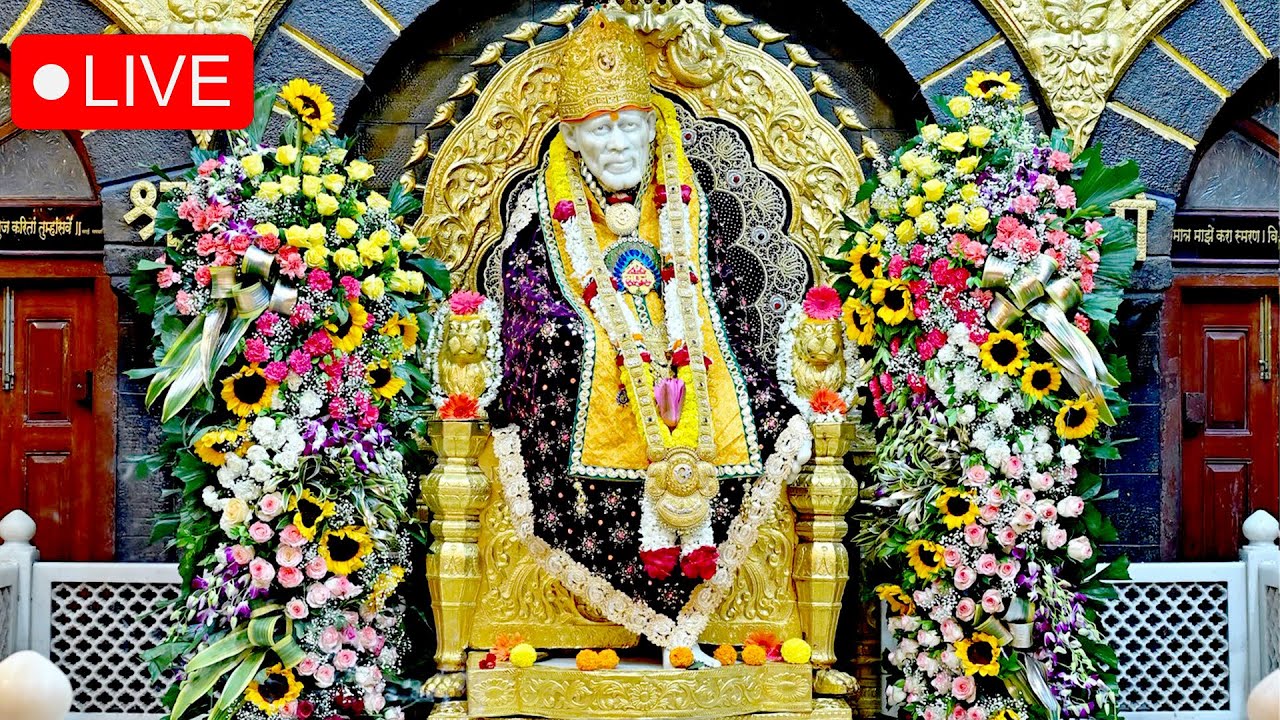 Live Shirdi Sai Baba Temple : 27 May 2025 ToDay Shirdi Live #saidarshan ...