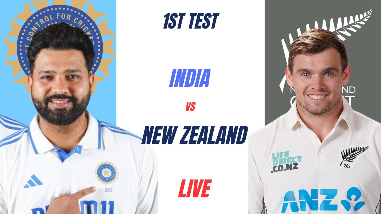 🔴Live: IND VS NZ | 1ST TEST DAY5| INDIA VS NEW ZEALAND Live | Live ...