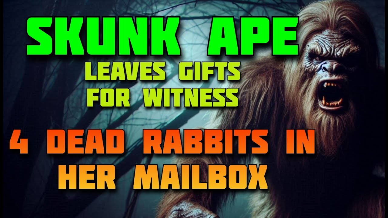 WITNESS FINDS GIFT LEFT BY SKUNK APE IN HER MAILBOX - 4 DEAD RABBITS ...